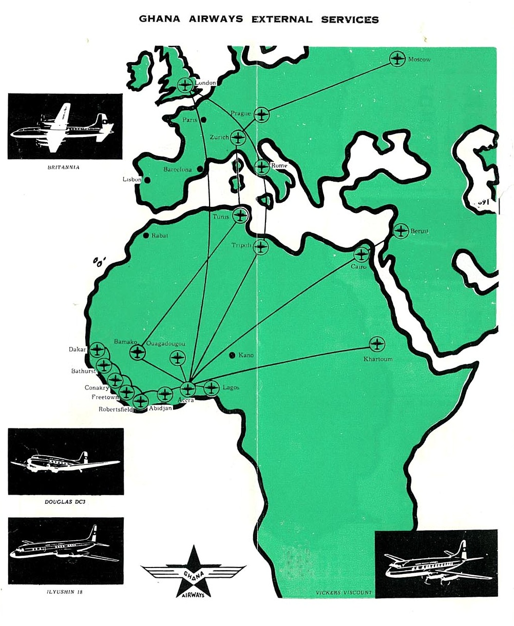 The Timetablist: Ghana Airways: The External Services, November 1962