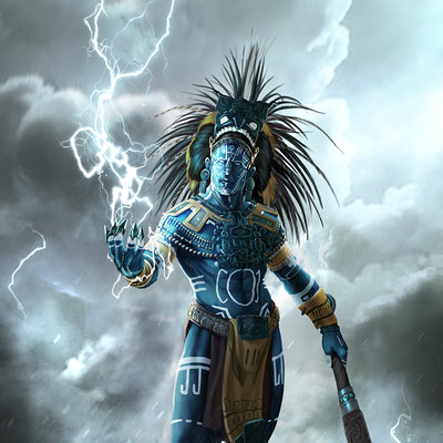 DEJEMOS QUE CORRA EL AIRE: CHAAK: DIOS MAYA DE LAS LLUVIAS DE TORMENTA