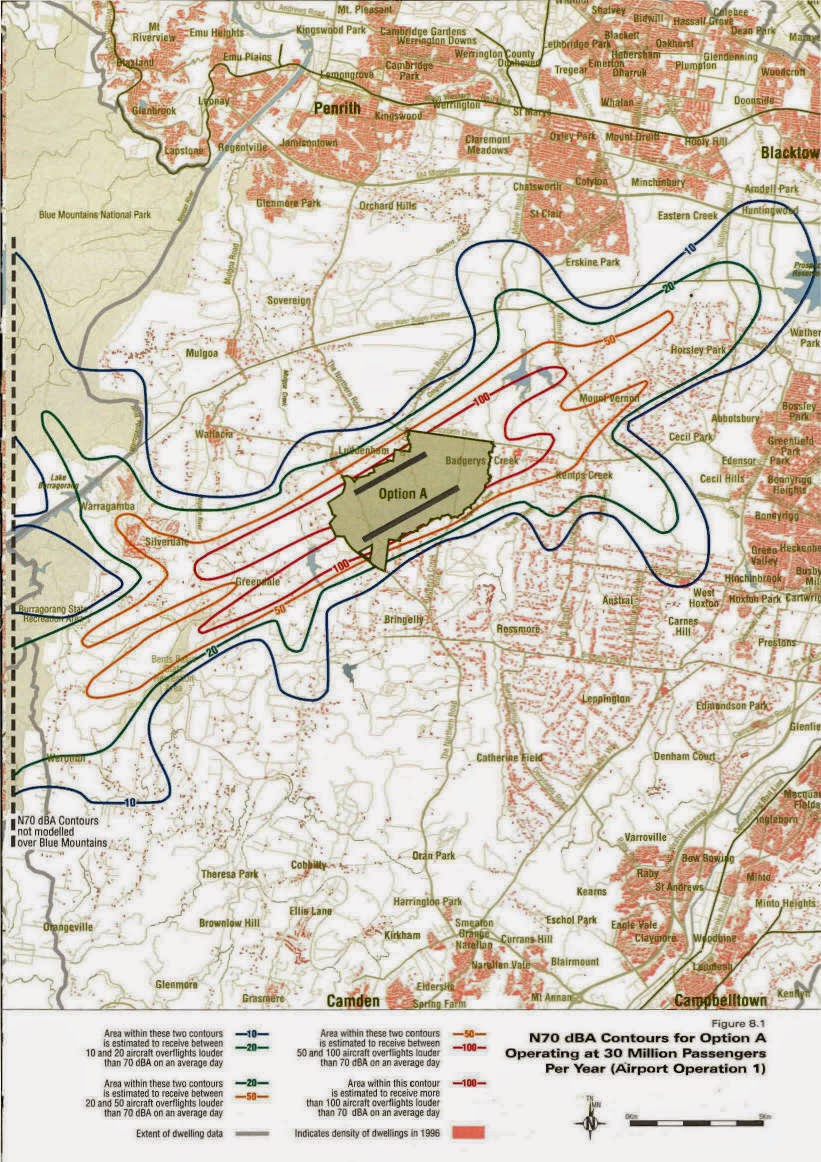 Western Sydney Airport Blog: Aviation noise from Badgerys Creek in ...