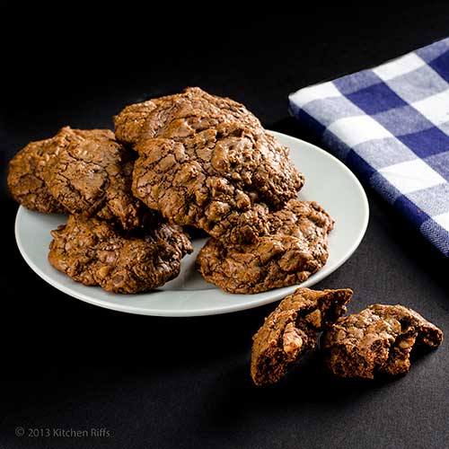 Kitchen Riffs: Deep Dark Chocolate Cookies