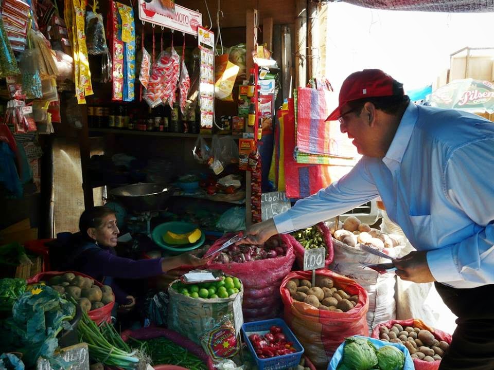 C.I.H.P.: ANDRÉS TELLO RECORRIÓ EL MERCADO DE CHANCAY
