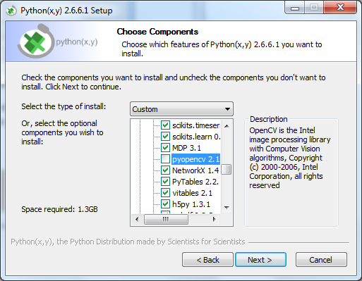 Raerpo: Python (x,y)