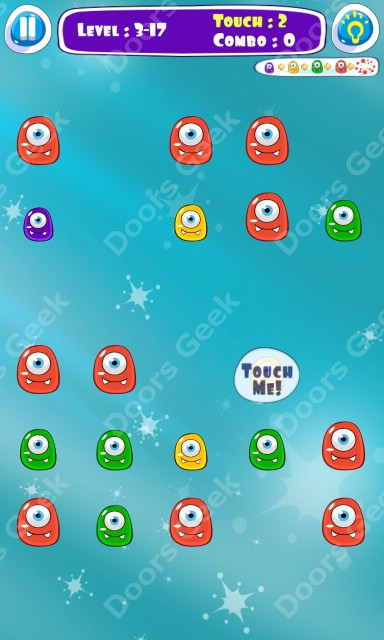 Monster Blast! Expert Level 3-17 Solution ~ Doors Geek