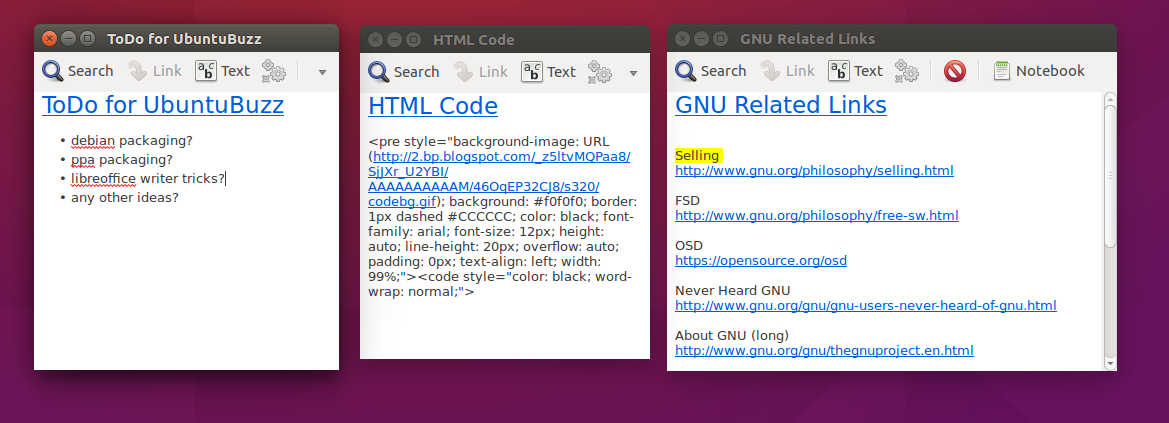 Beginner Guide to Use Tomboy Desktop Notes