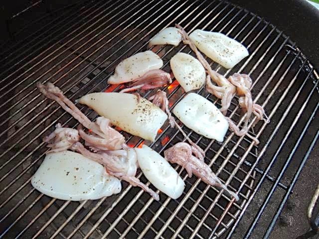 The Briny Lemon: Chargrilled Calamari with Hot-and-Sour Dipping Sauce