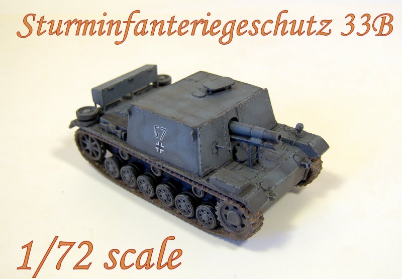 Gulumik Military Models: Sturminfanteriegeschutz 33B 1/72 Attack Gallery