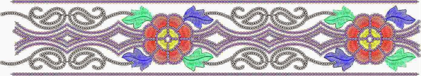 Embdesigntube: Glamorous Embroidery Lace Designs