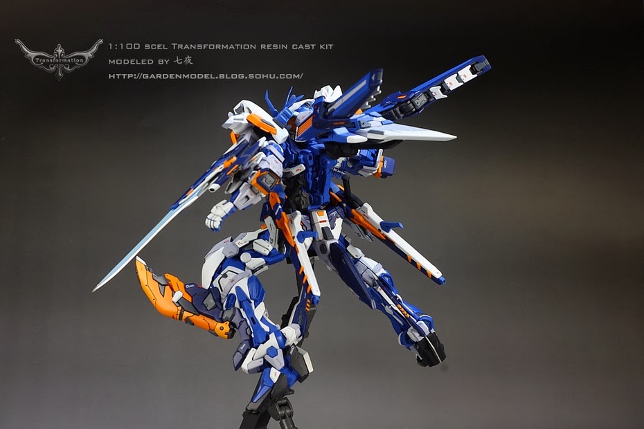 Custom Build: MG 1/100 Gundam Astray Blue Frame Third - (Resin Conversion)