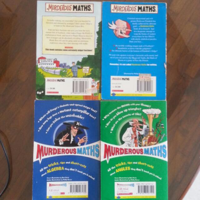 Used School Textbooks and Story books: Murderous Maths- SOLD