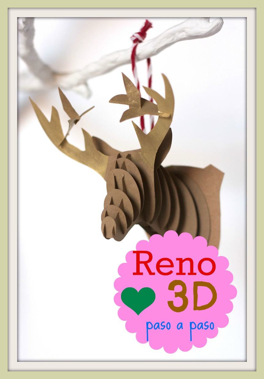 Casabelén Blog: DECO RENO 3D... PASO A PASO + PATRÓN