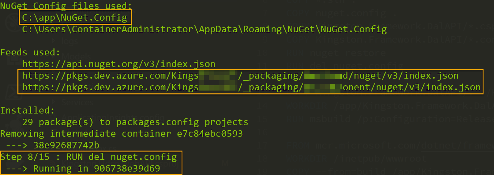 KingKong Bruce記事: 如何在Docker Multi-Stage Builds使用Private Nuget Service還原套件