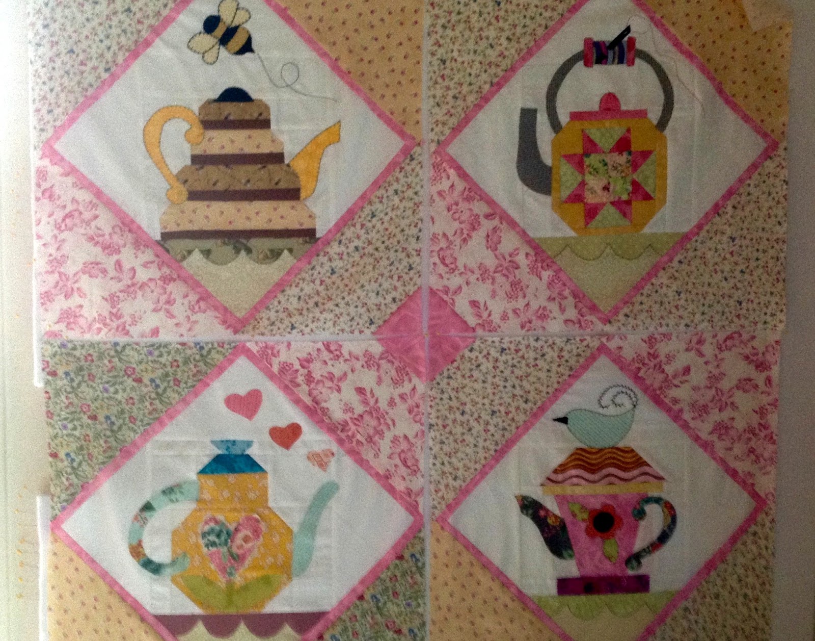 Beehive Quilts: Garden Tea Party blocks