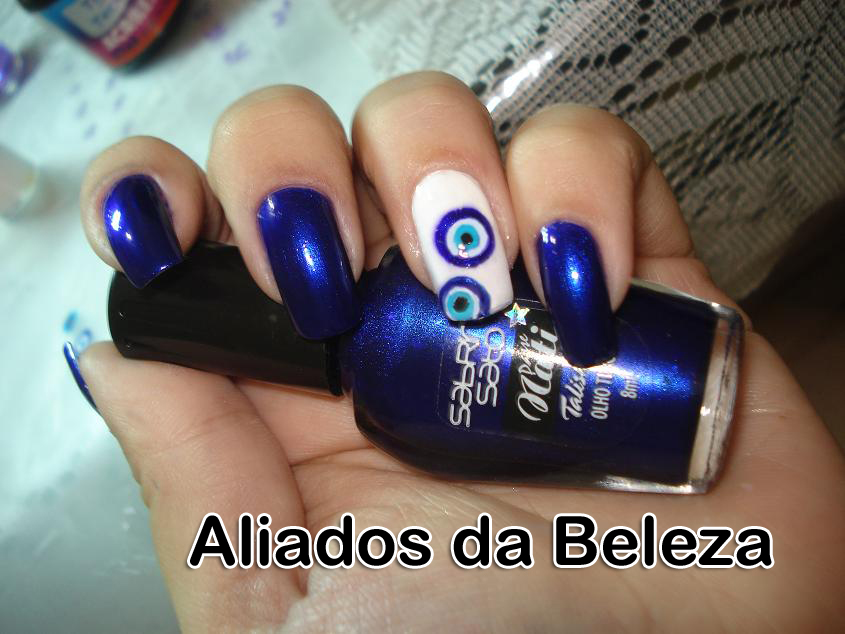 Aliados Da Beleza Olho Turco Passe Nati Sabrina Sato Nail Art