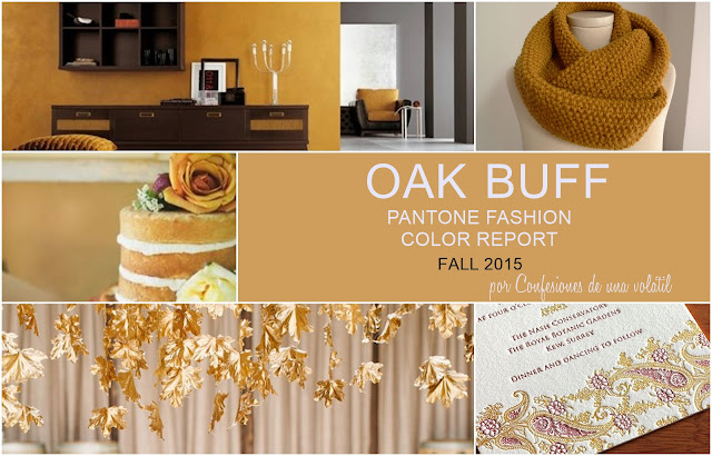 Pantone Fashion Color Report Fall 2015: Oak Buff - Confesiones de una ...
