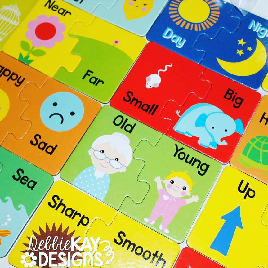 debbie kay designs: Target Dollar Spot 2018: Opposite Puzzle Cards