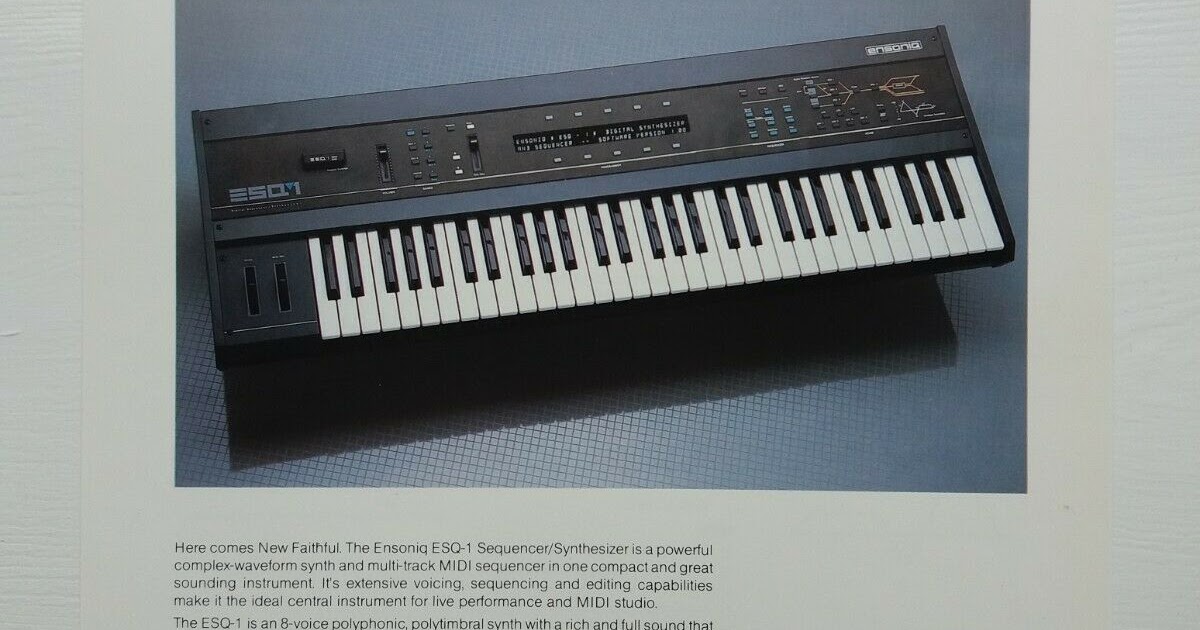 MATRIXSYNTH: ENSONIQ ESQ-1 Brochure