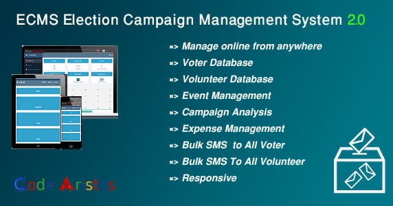 ECMS v2.0 – Election Campaign Management System PHP Script | ICB