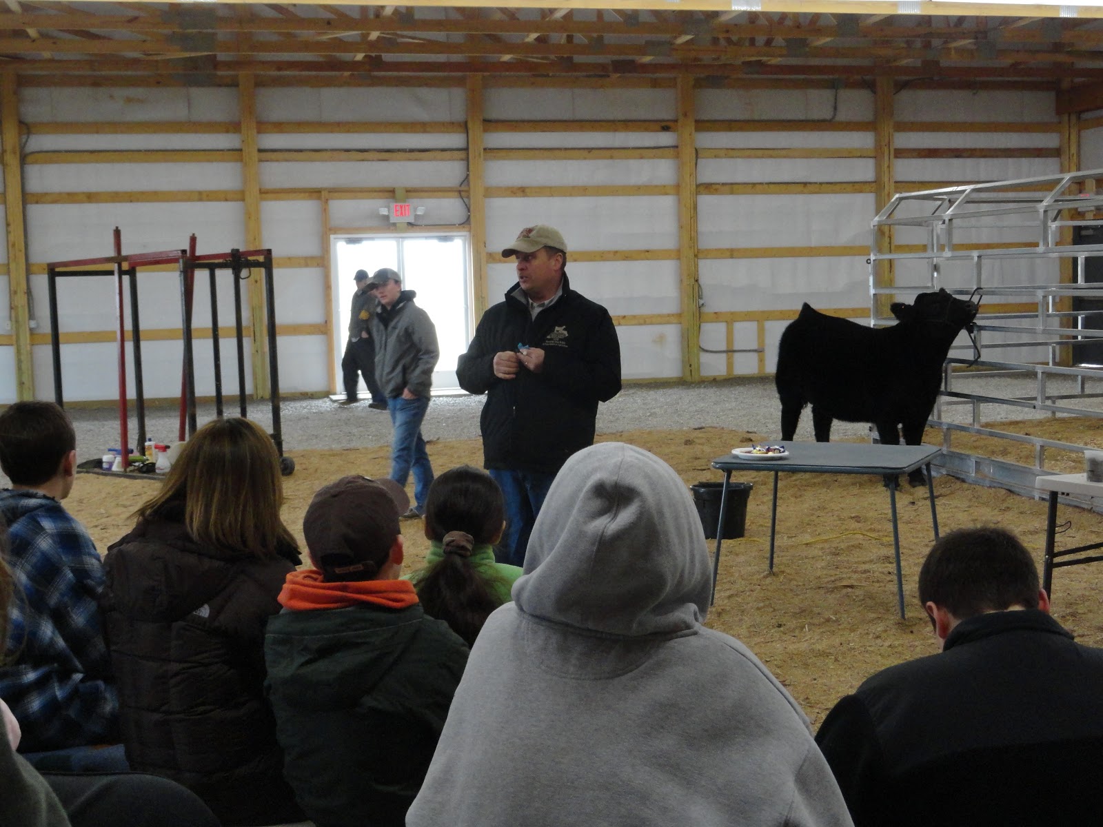 Burley Fields Livestock Center: 4-H Livestock Training held February 2