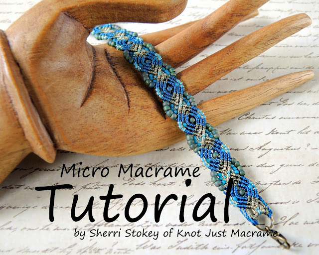 Knot Just Macrame by Sherri Stokey: Peacock Bracelet - A New Micro ...