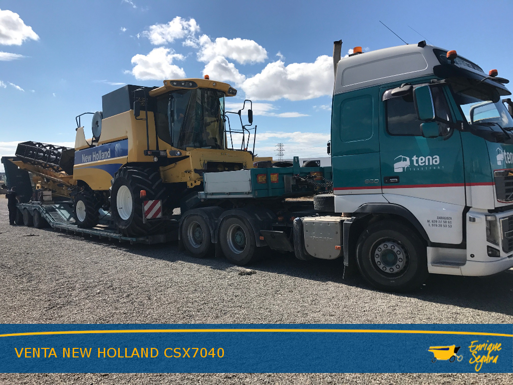 NOTICIAS Enrique Segura S.L.: Venta New Holland CSX 7040