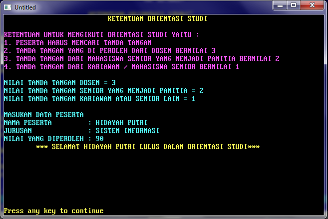 Membuat Program Menggunakan Qbasic