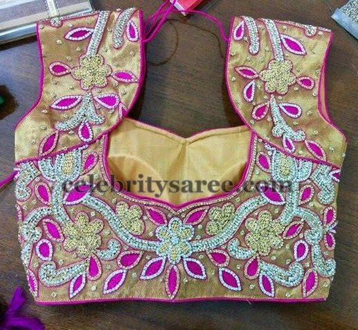 Zardosi Work Latest Attractive Blouses - Saree Blouse Patterns