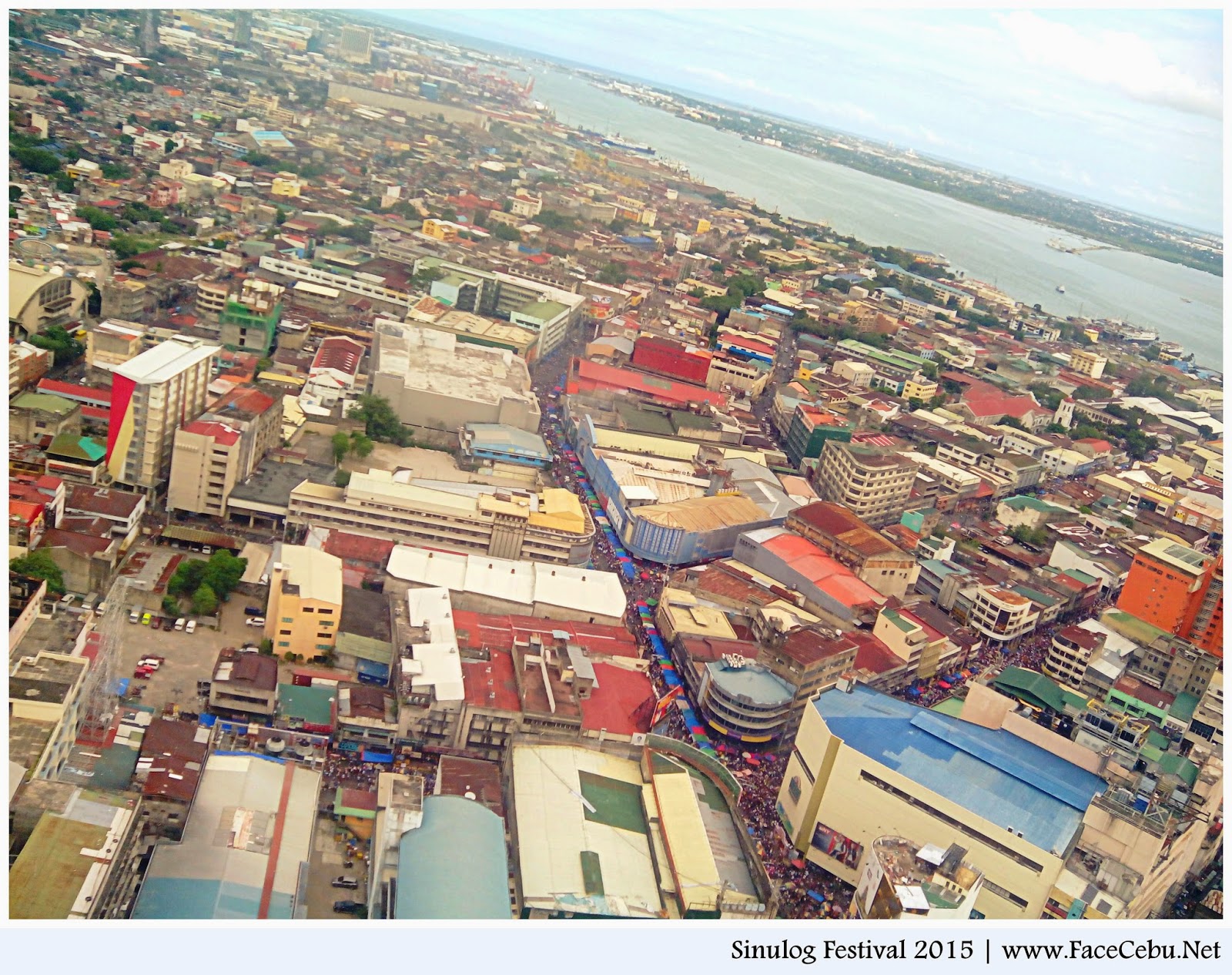Cebu Aerial View During Sinulog Festival 2015 - FaceCebu | Cebu ...