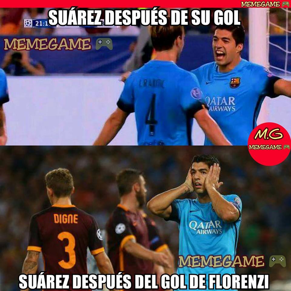 Los mejores memes del Roma-Barcelona: Champions 2015