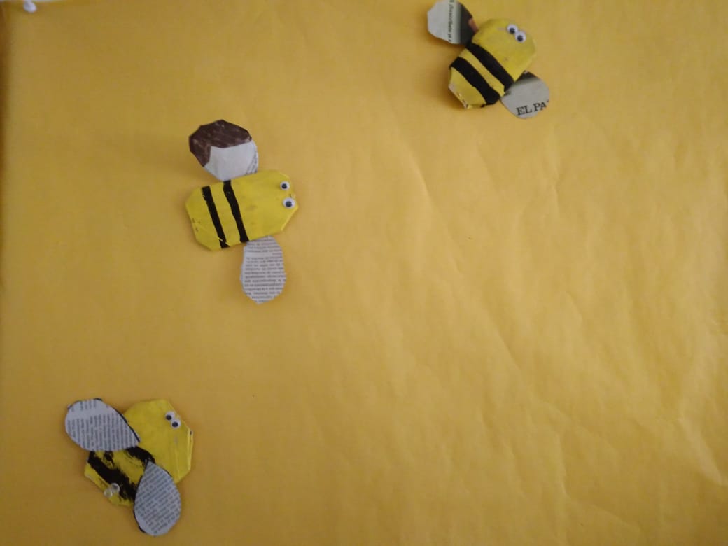 RECURSOS DE EDUCACIÓN INFANTIL: ABEJITAS CON ROLLOS DE PAPEL HIGIÉNICO