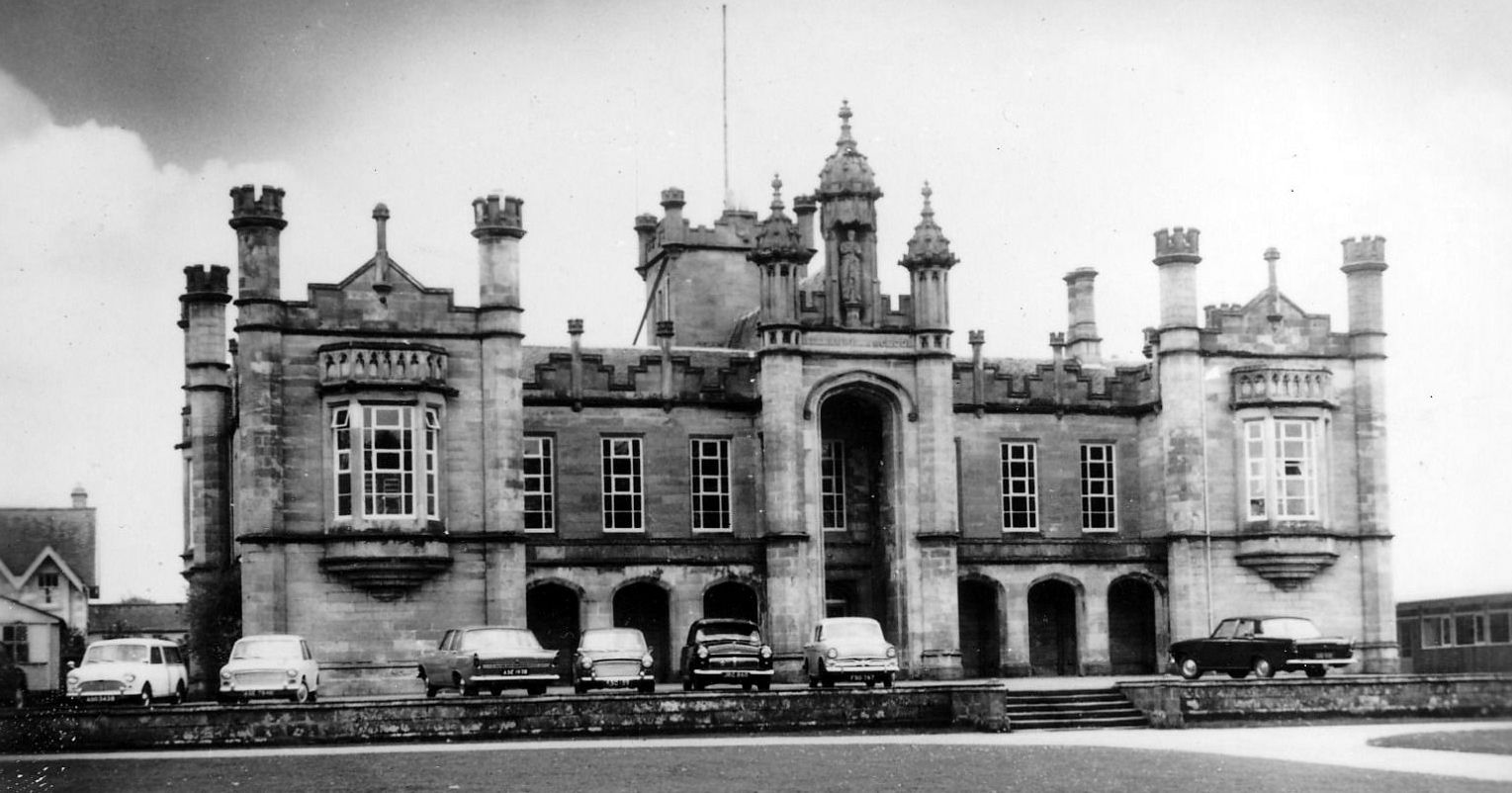 Tour Scotland: Old Photograph Milne's High School Fochabers Scotland