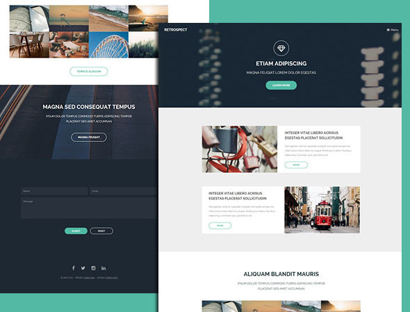 Template HTML5 Portofolio Responsive - Gratis | Jendela Dunia Internet Dan Tekhnologi