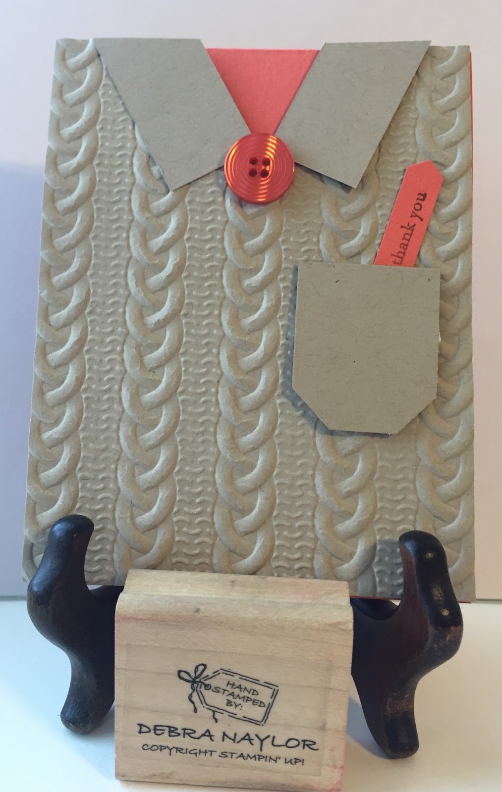 The Flying Stamper: Cable Knit Textured Emboss Folder....WCMD Sneak Peak