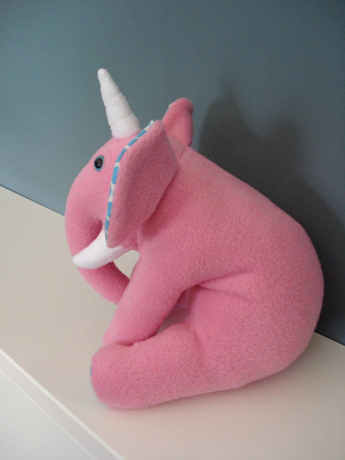 Fleece Menagerie: Pink Uniphant / Elecorn (SOLD)