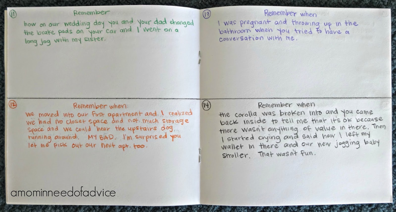 Tutorials: Memory Book