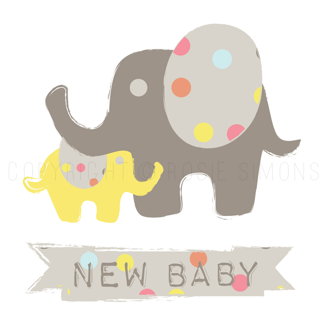 Rosie Simons Graphic and Surface Design: New Baby Designs