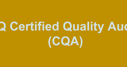 Certified Quality Auditor (CQA) | Process News