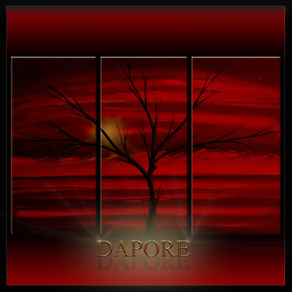 Red original fine art paintings by Dapore: Custom Modern Deep Red ...