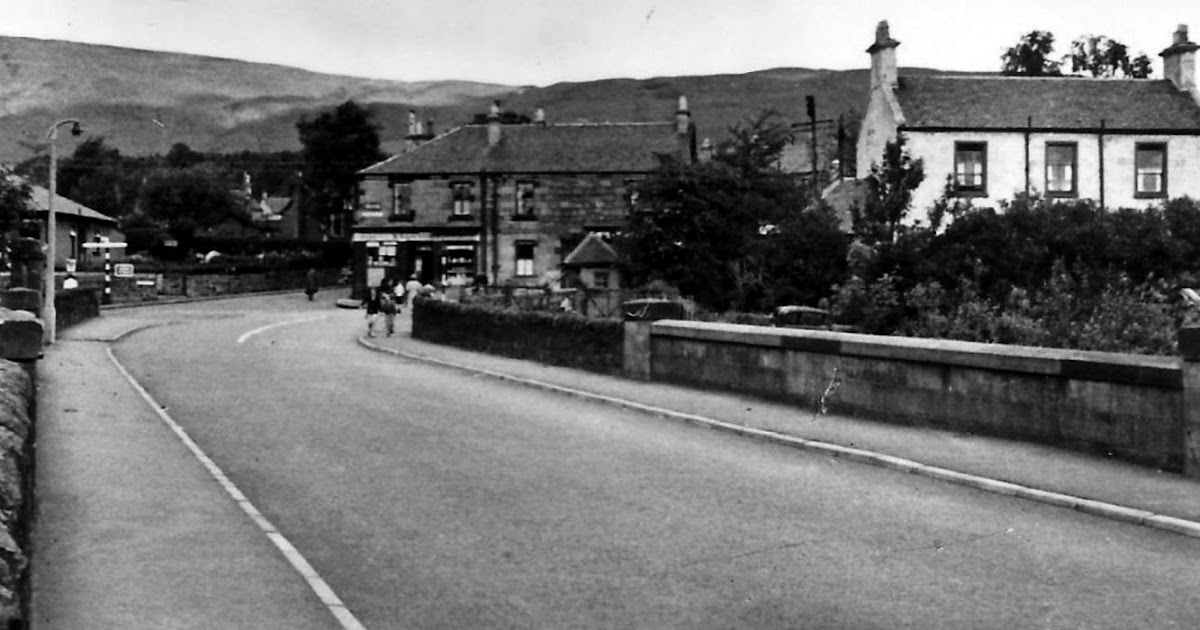 Tour Scotland: Old Photograph Road To Milton of Campsie Scotland