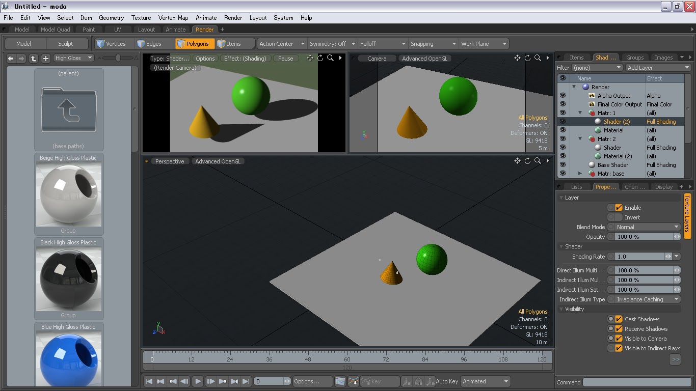 3DCG modo 基礎 基本 ブログ: シェーダーツリーのshader の意味