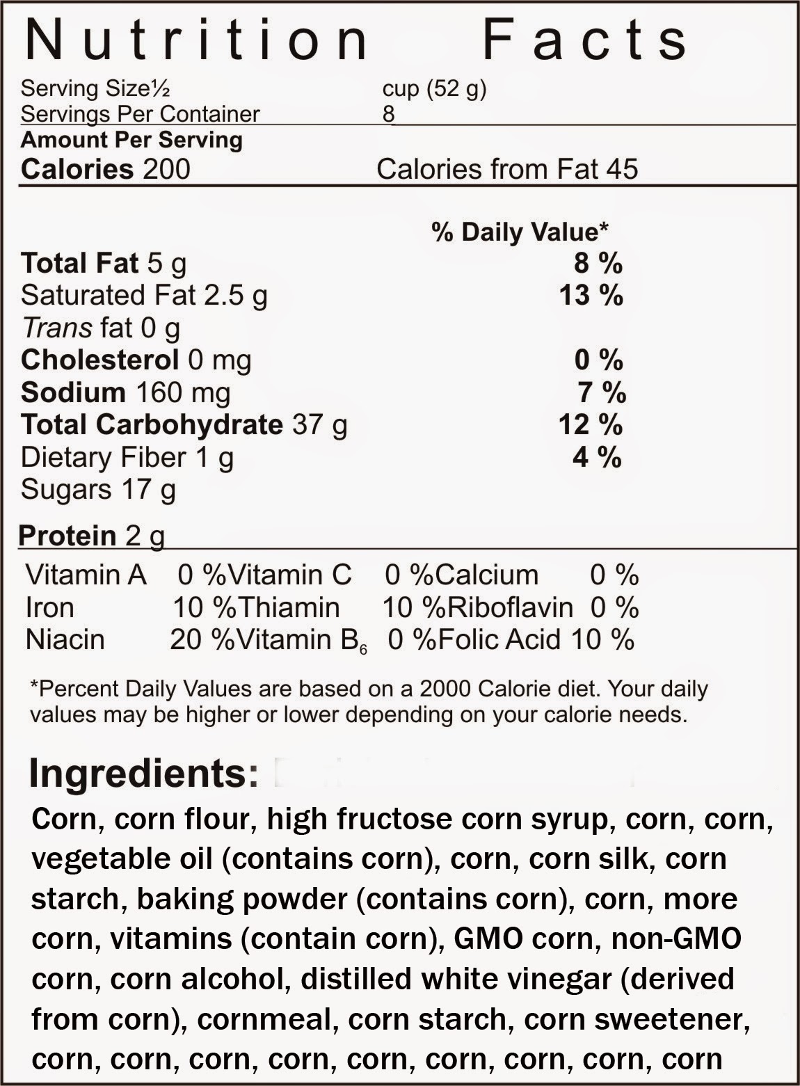 the part of everything: corn, corn everywhere (my search for safe-tea)