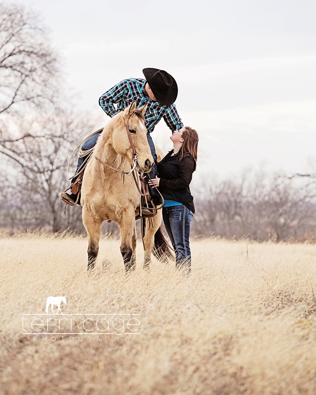 Terri Cage Photography: Western Engagement Session | Denton ...