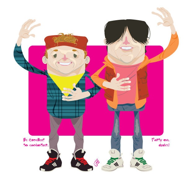 Andrew Barr's Monstars: Bill S. Preston Esq. and Ted "Theodore" Logan