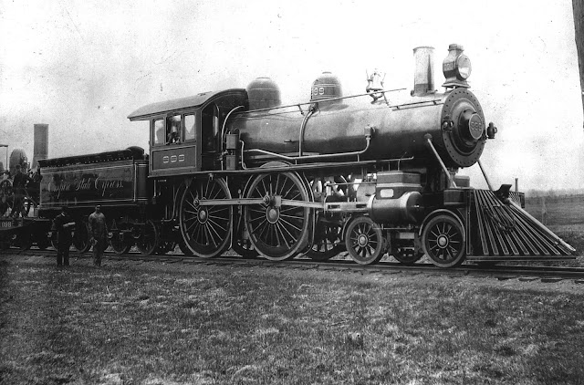 Vintage Railroad Pictures: Charley Hogan and the "999"