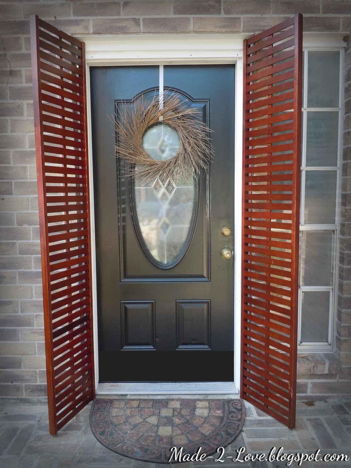 Made To Love: Front Door Shutters: