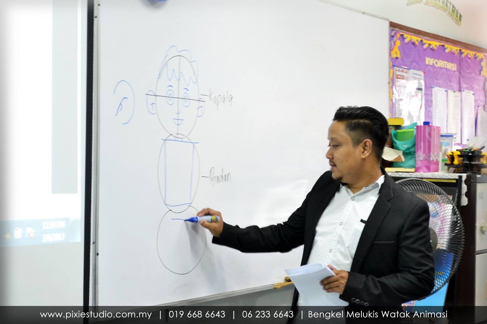 Bengkel Melukis Watak Animasi 2D ~ Pixie Studio Training