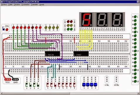 Mantenimiento de Instalaciones: Simulador Digital virtual en protoboard