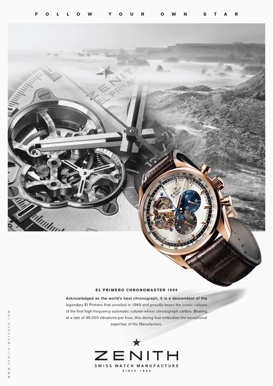 Height of Horology: Zenith Advertising