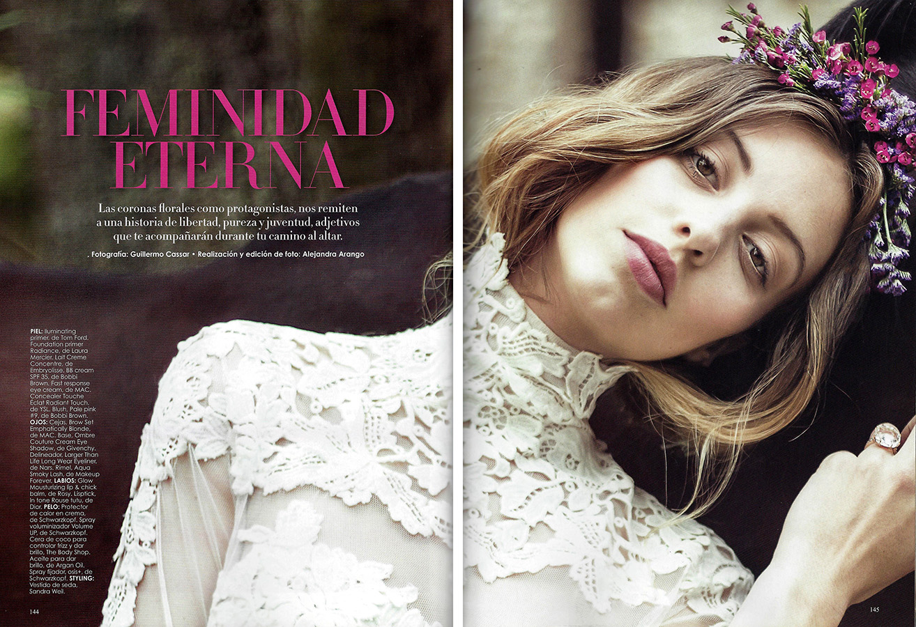 Courtney Kitt / VANIDADES Magazine Bridal Special, June 2015. - WANTED ...