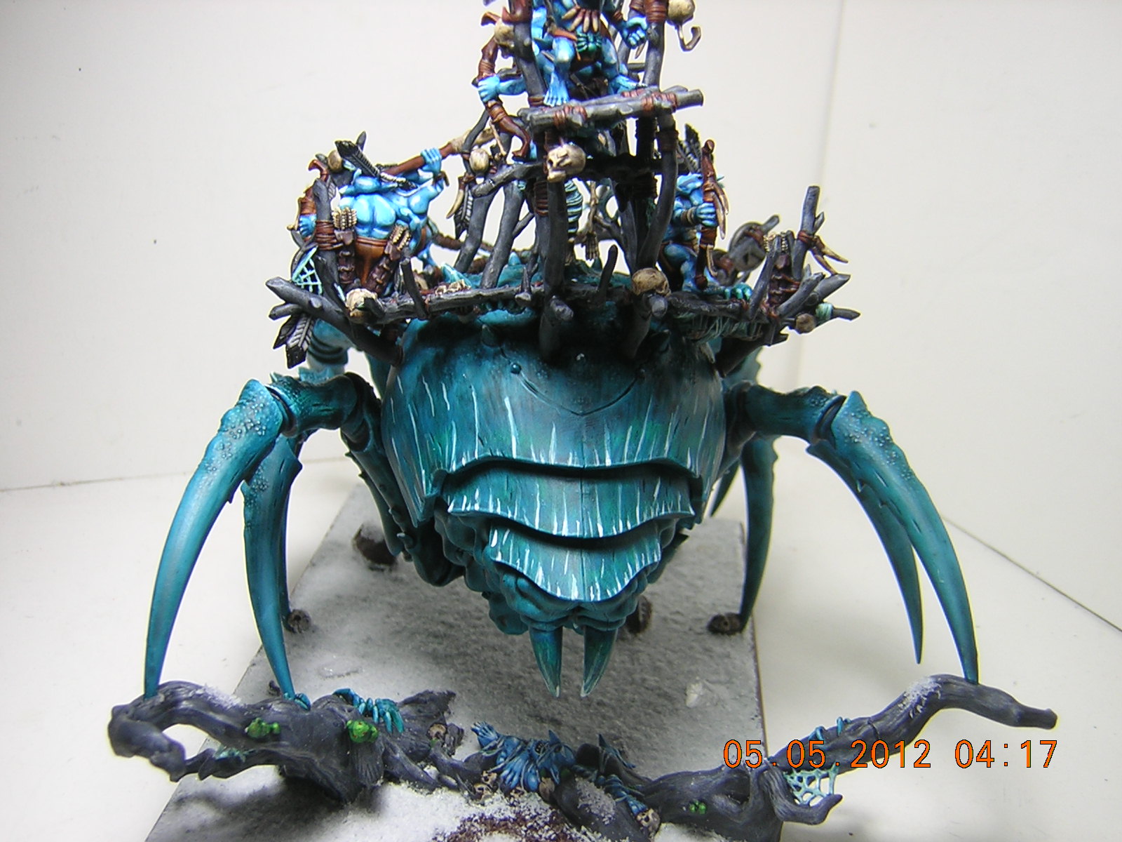 Warhammer 40k Orks (and more): Icy Arachnarok spider pics!