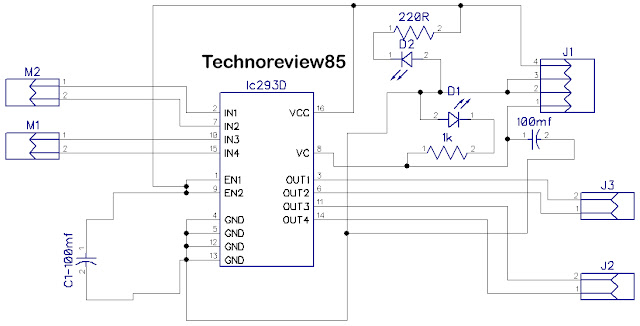 How to make 293D dual motor driver module at home